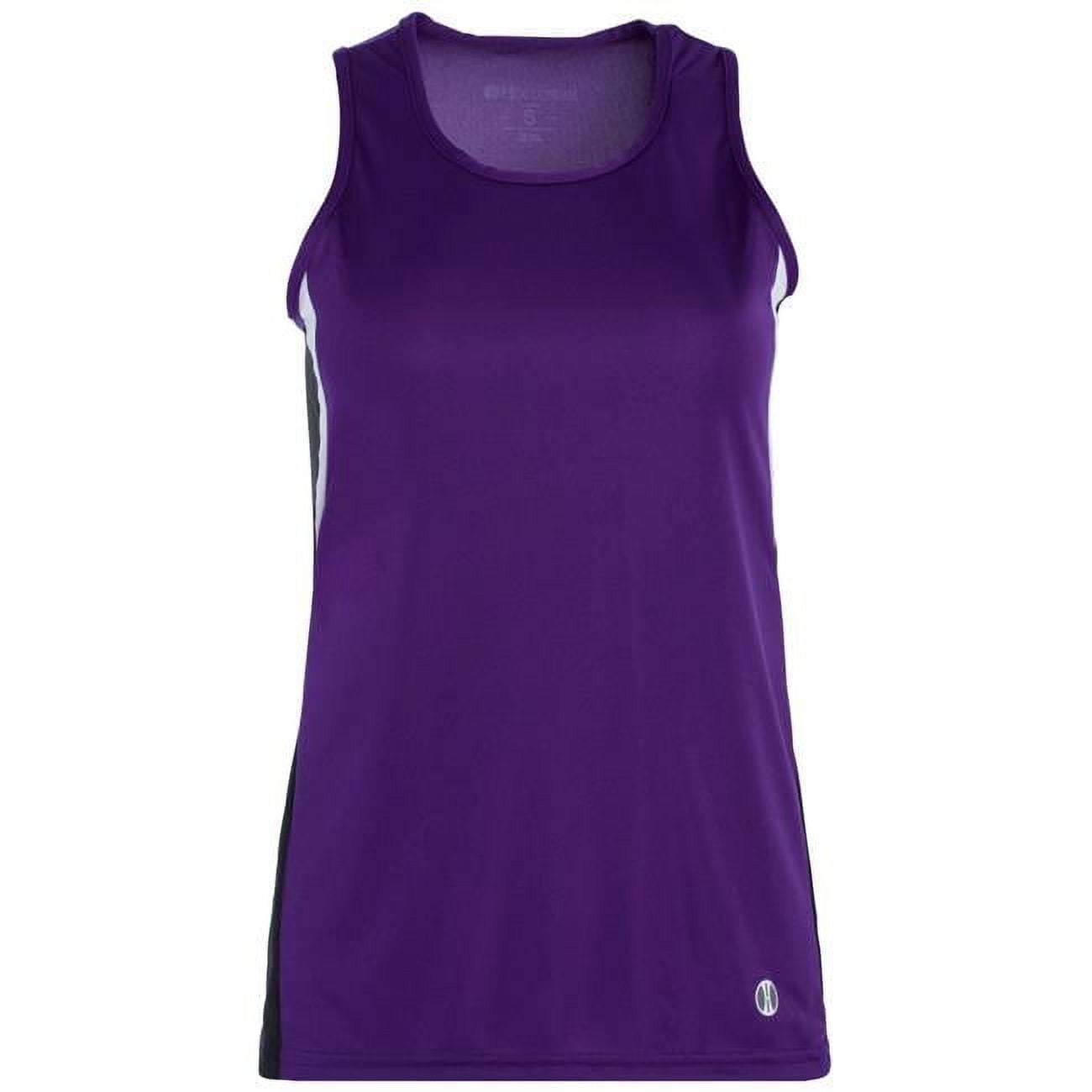 Holloway S Vertical Singlet Purple/Black/White 221040 - Walmart.com