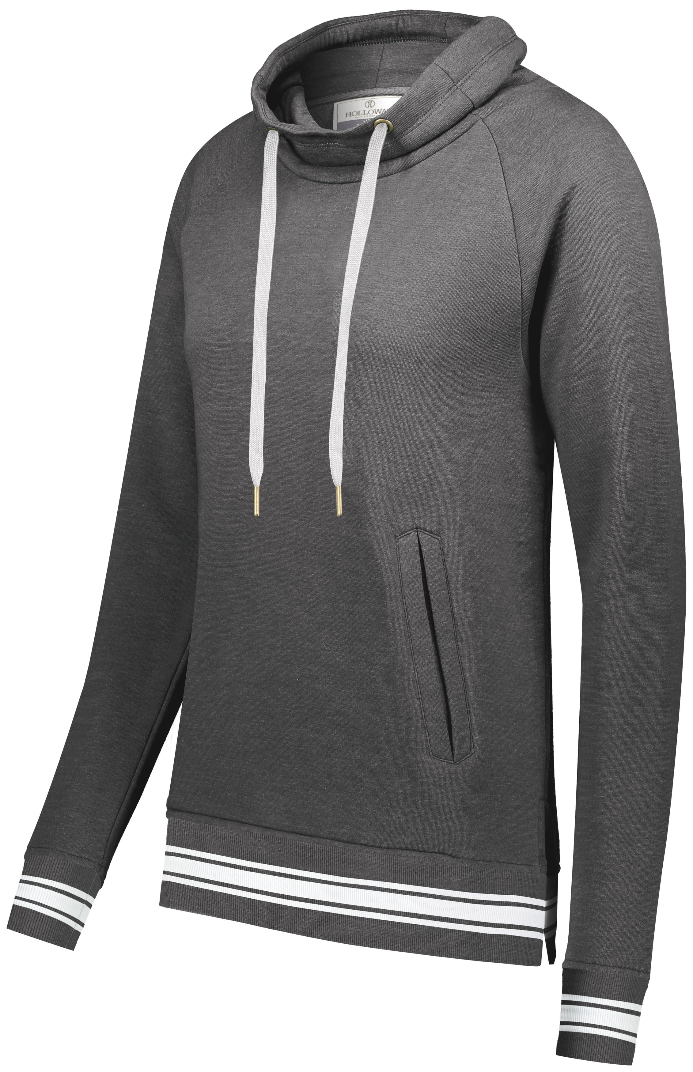 Holloway Sportswear 2XL Womens All-American Funnel Neck Pullover Carbon ...