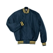 Holloway Sportswear S Varsity Jacket Black/Light Gold 224183 - Walmart.com