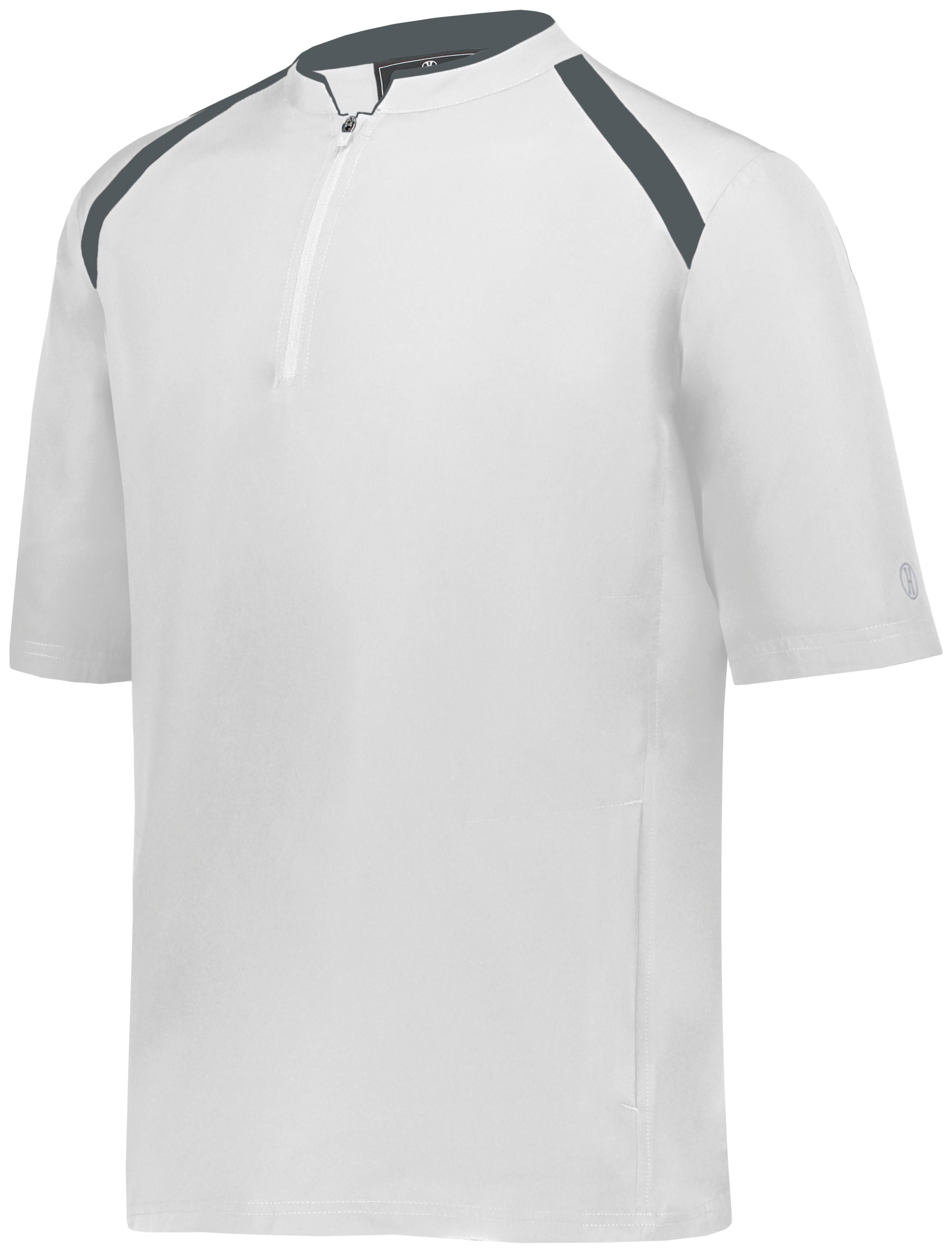 Holloway Sportswear L Clubhouse Pullover White/Graphite 229581 ...