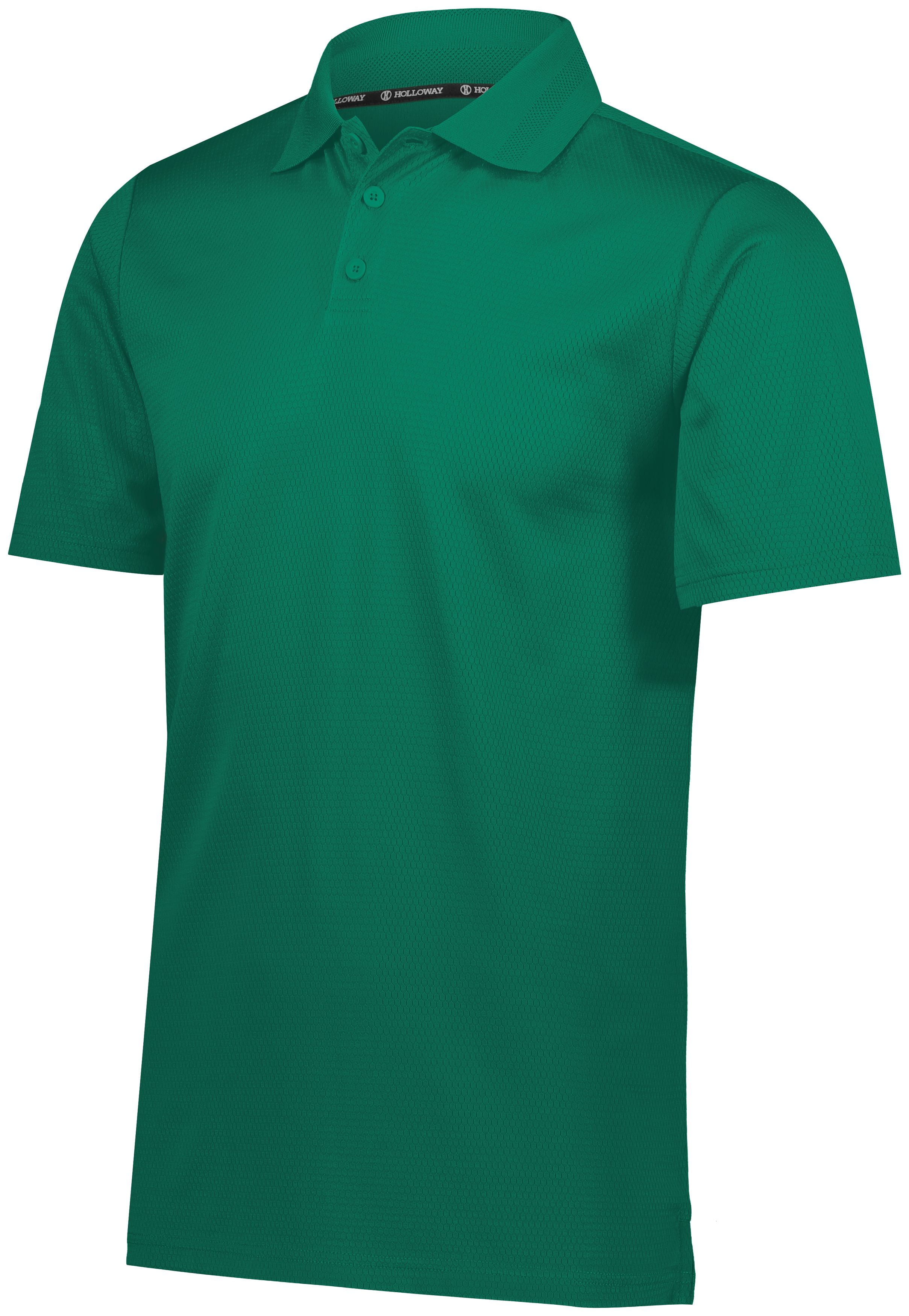 Holloway Sportswear L Prism Polo Dark Green 222568 - Walmart.com