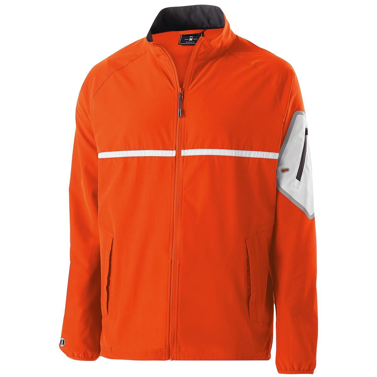 Holloway Sportswear L Weld Jacket Orange/White 229543 - Walmart.com