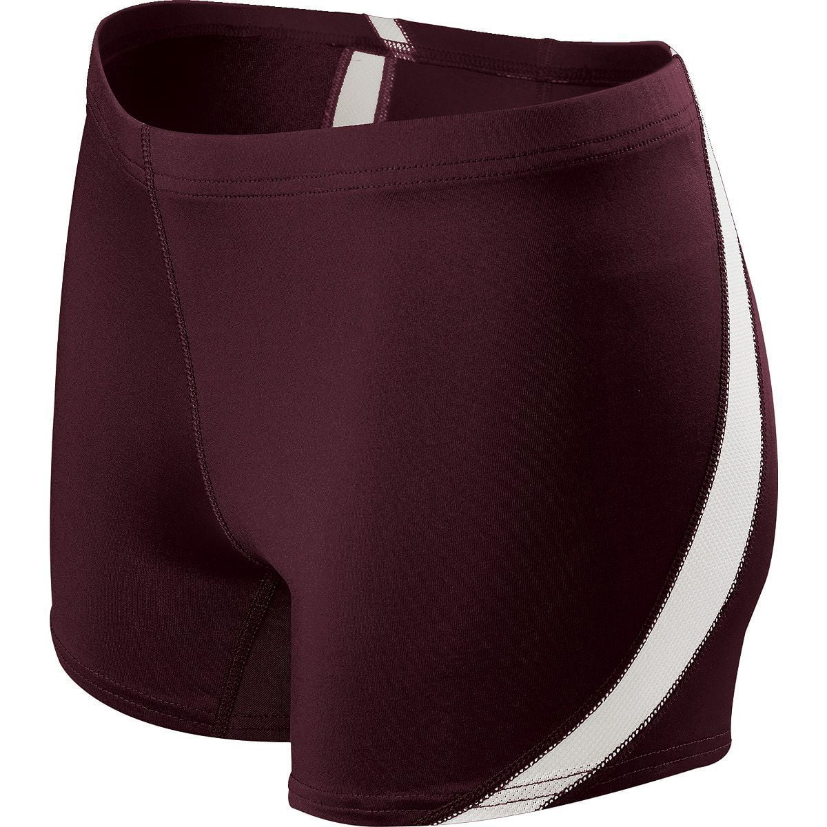 Holloway Sportswear L Womens BREAKLINE SHORT Dark Maroon/White 221345 ...
