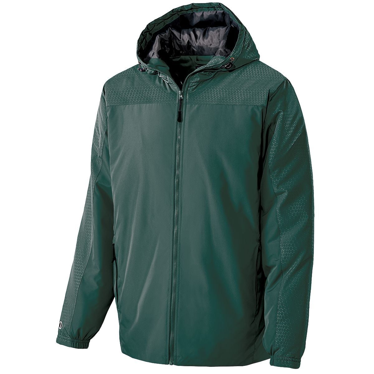 Holloway Sportswear S Bionic Hooded Jacket Dark Green/Carbon 229017 ...