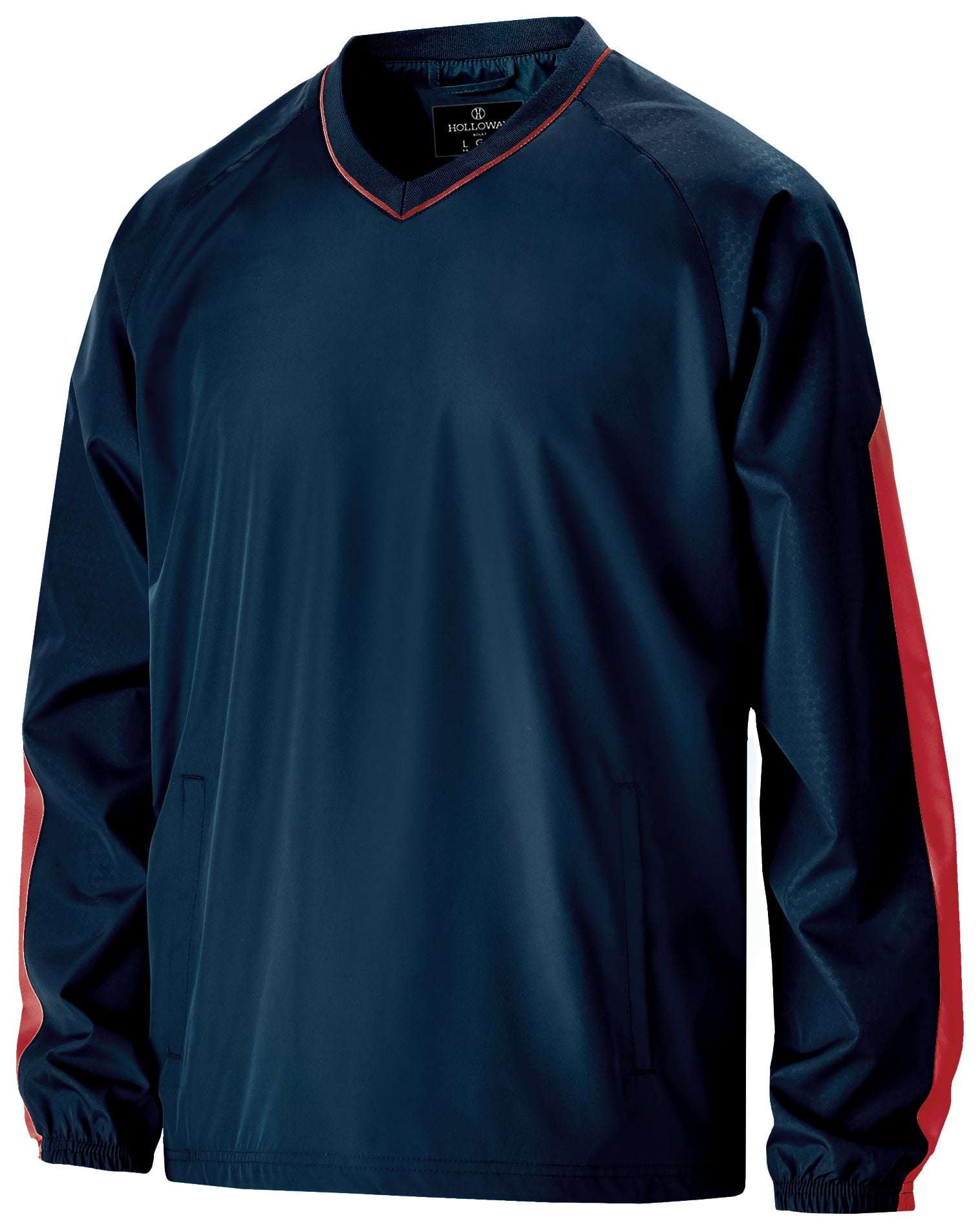 Holloway Sportswear S Bionic Windshirt Navy/Scarlet 229019 - Walmart.com