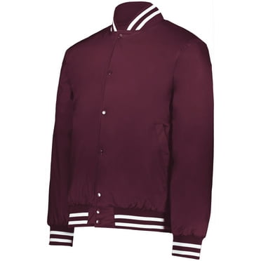 Holloway Sportswear L Varsity Jacket Kelly/White 224183 - Walmart.com