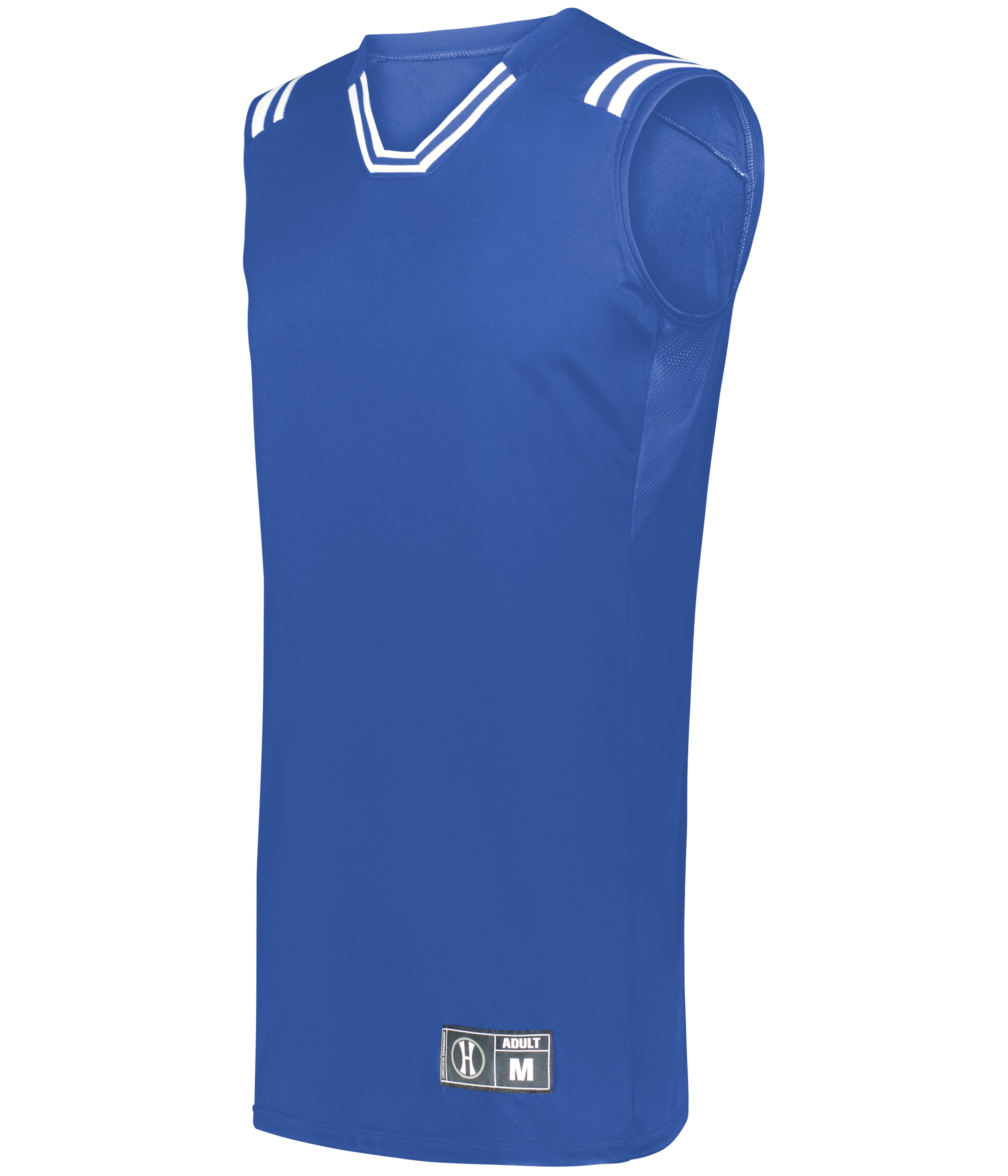 Holloway Sportswear S Retro Basketball Jersey Royal/White 224076 ...