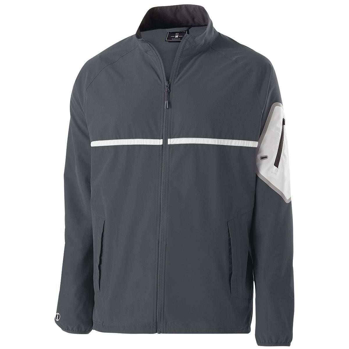 Holloway Sportswear S Weld Jacket Carbon/White 229543 - Walmart.com