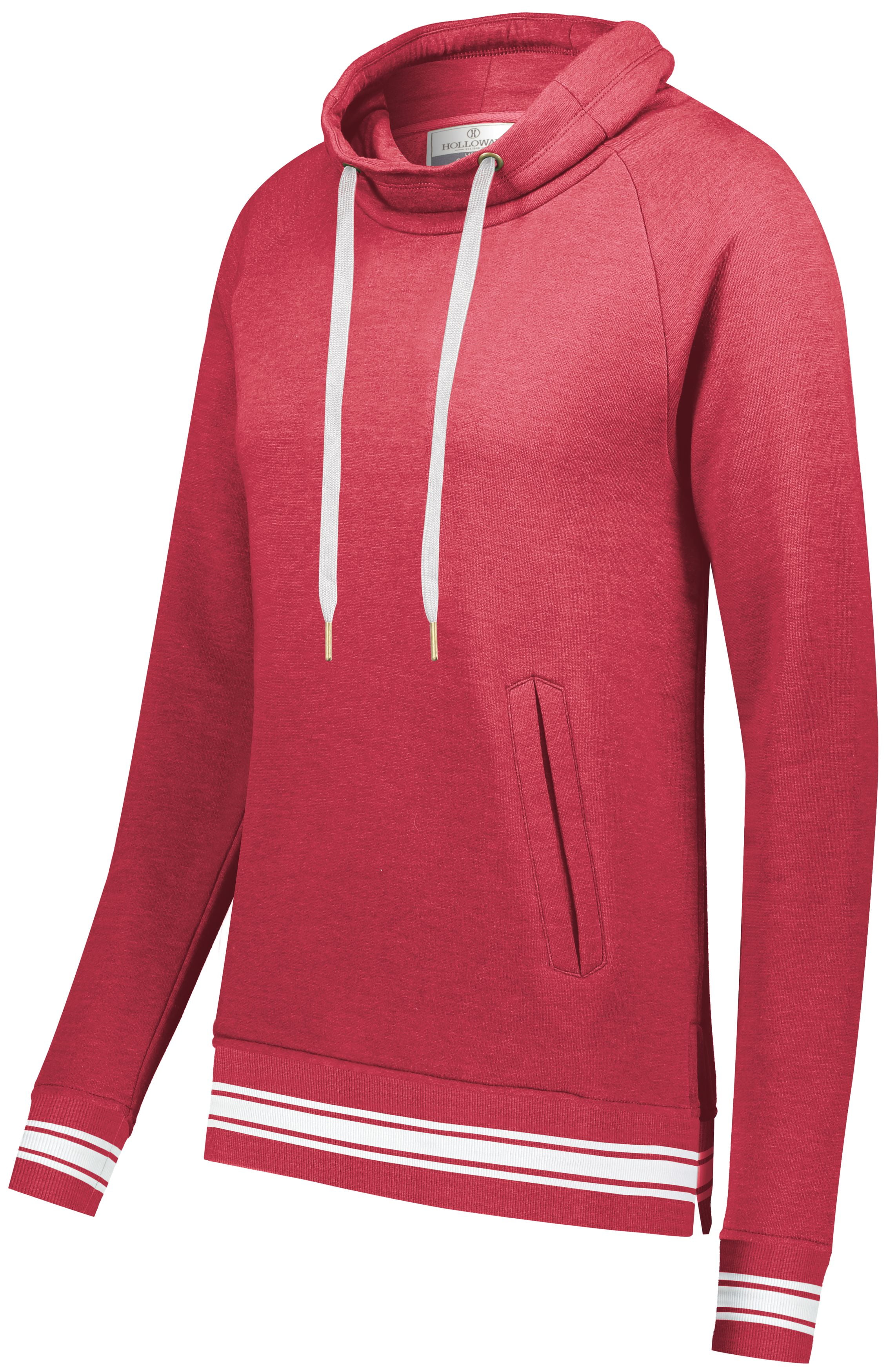 Holloway Sportswear S Womens All-American Funnel Neck Pullover Scarlet ...
