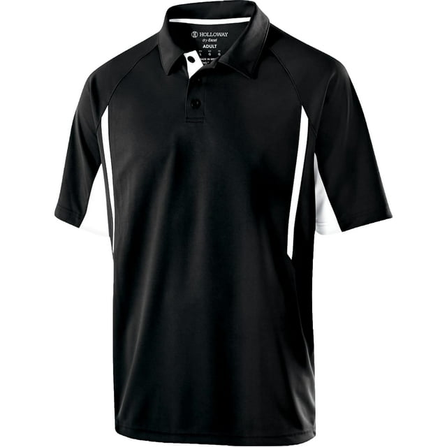 Holloway Sportswear XL Avenger Polo Black/White 222530 - Walmart.com
