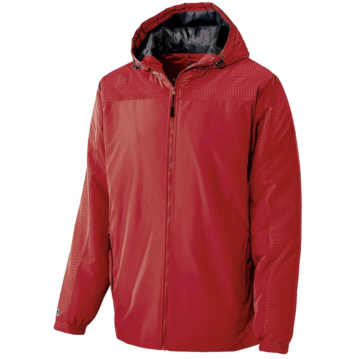 Holloway Sportswear XL Bionic Hooded Jacket Scarlet/Carbon 229017 ...
