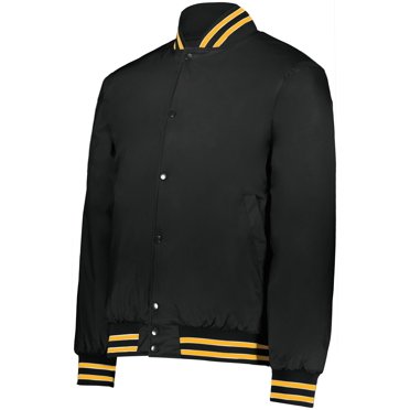 Holloway Sportswear L Varsity Jacket Kelly/White 224183 - Walmart.com