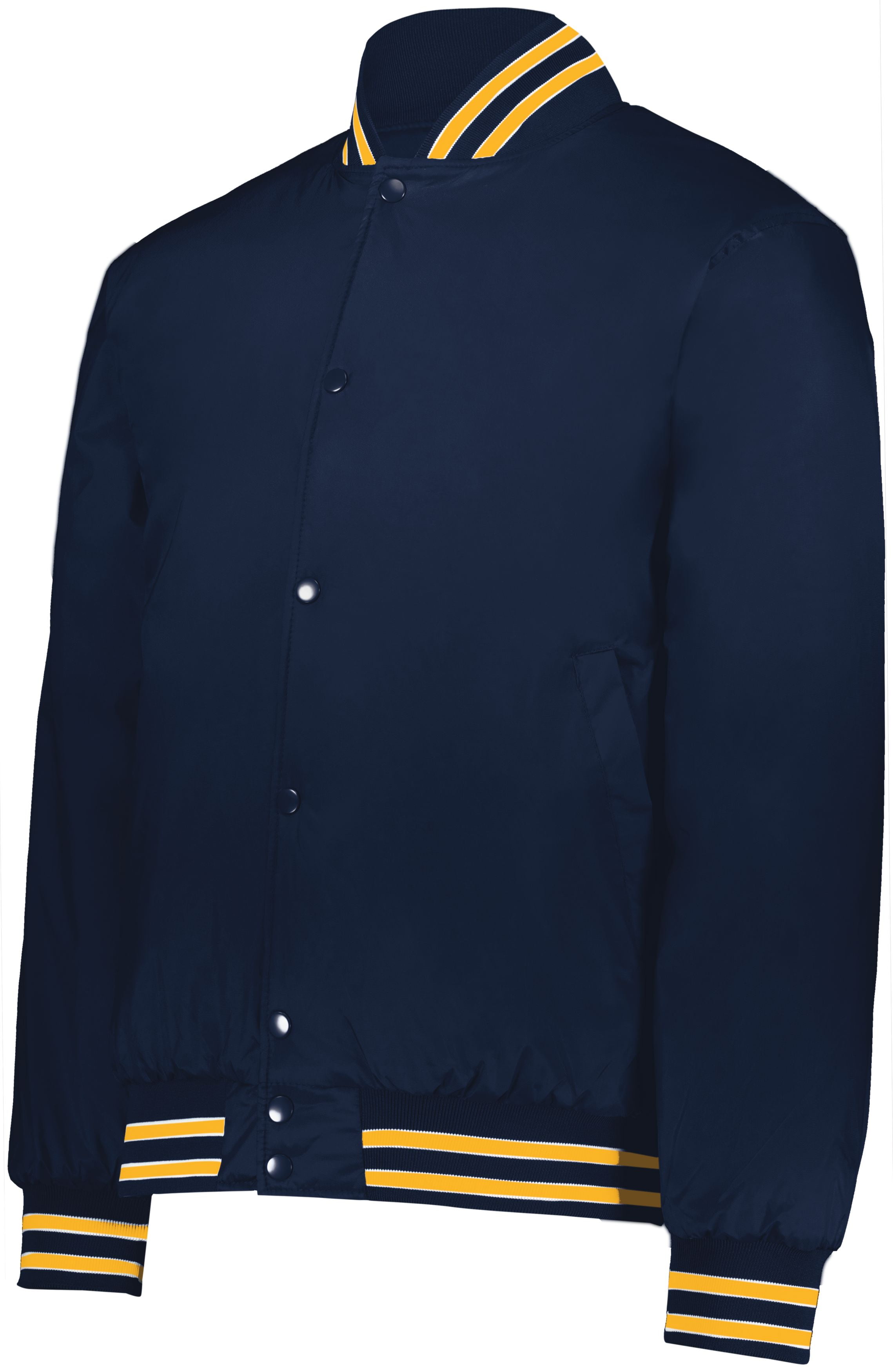 Holloway Sportswear XL Heritage Jacket Navy/Light Gold/White 229140 ...