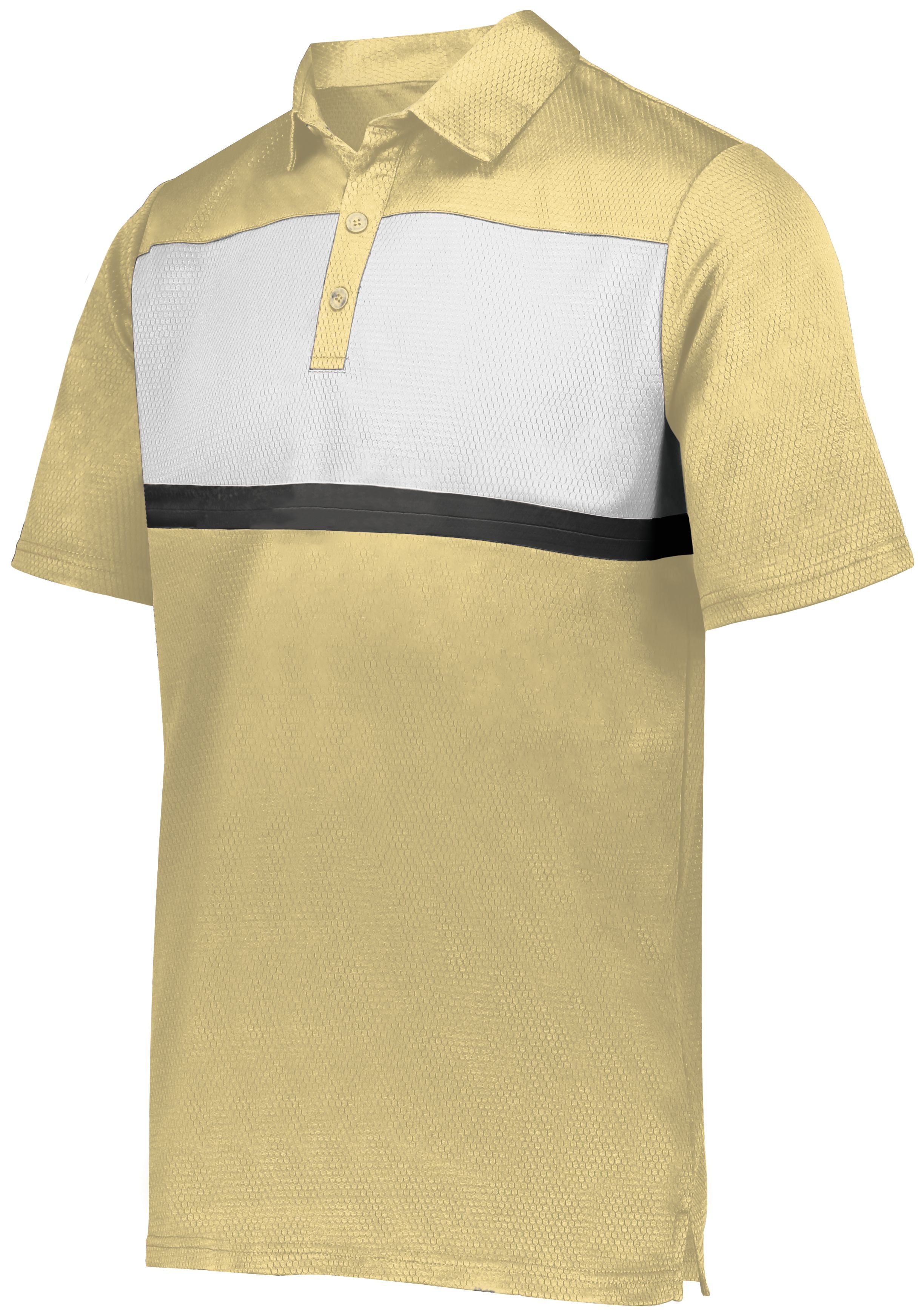Holloway Sportswear XL Prism Bold Polo Vegas Gold/White 222576 ...