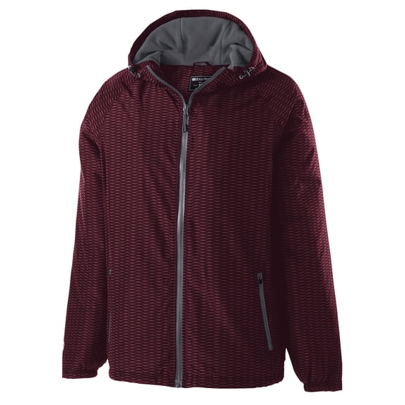 Holloway Sportswear XL Range Jacket Maroon/Carbon 229542 - Walmart.com
