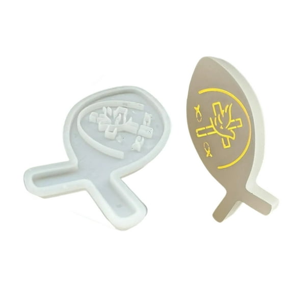 Hollowed Fish Shape Silicone Stand Molds for Epoxy Resin Sea Fish Shape ...