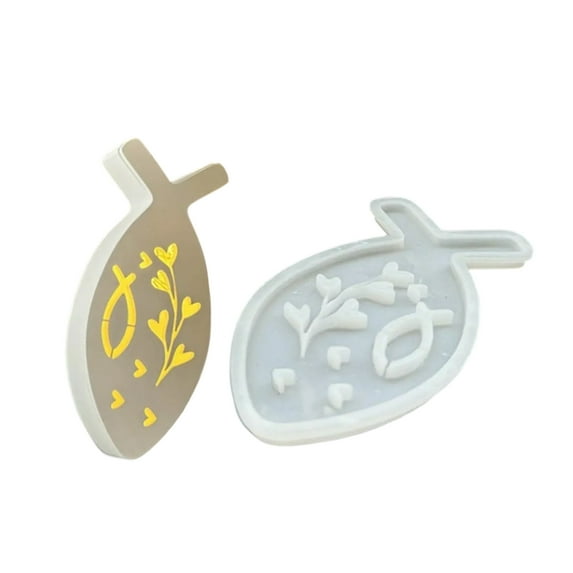 Hollowed Fish Shape Silicone Stand Molds for Epoxy Resin Sea Fish Shape ...