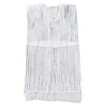 Hollowed Out Beach Sunscreen Smock With Suspenders V Neck Swimsuit