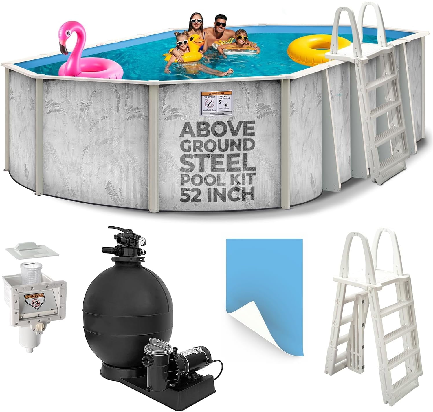 Hollowell Industries - Manufacturers of Doughboy Pools, 18’ x 33’ Oval ...