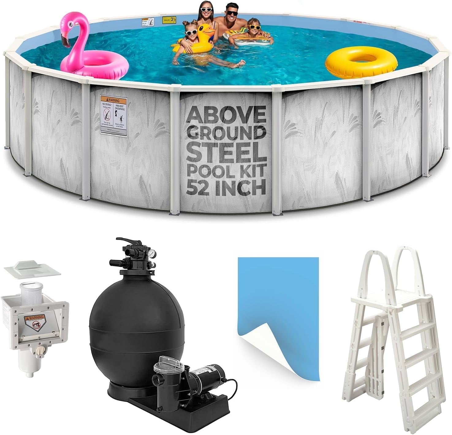 Hollowell Industries - Manufacturers of Doughboy Pools, 18' x 52" Steel ...