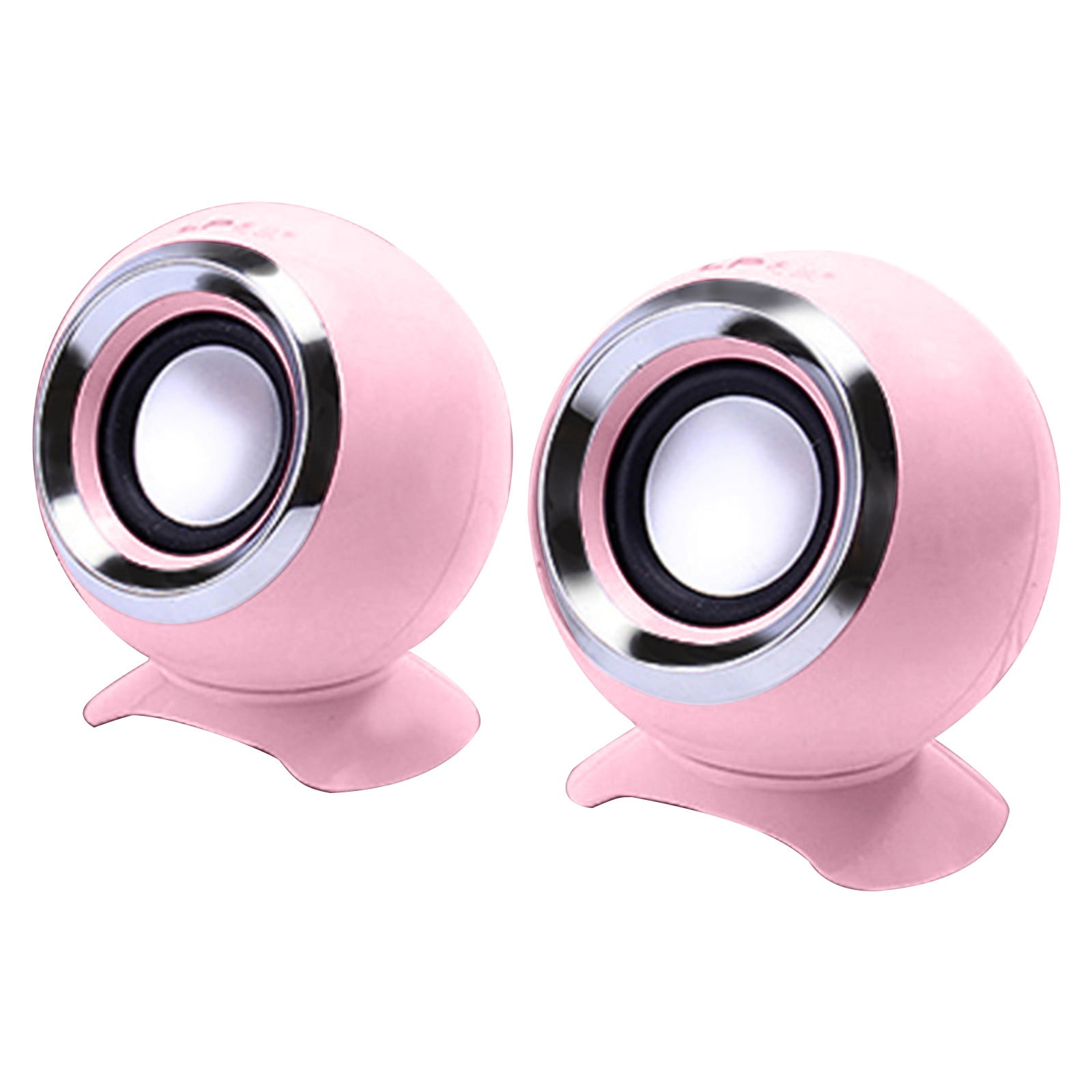 Holloyiver 2.0 USB-Powered Desktop Speakers, Small USB-Powered External ...