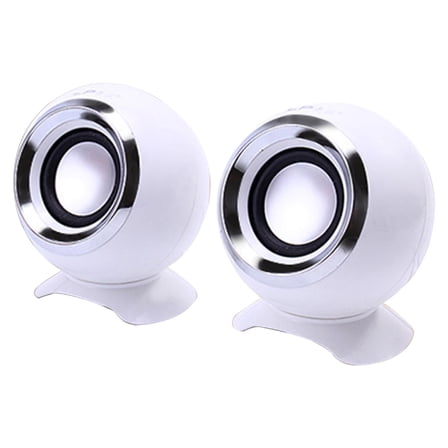 2.0 USB-Powered Desktop Speakers for PCs and Laptops: Electronics ...