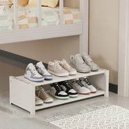 Topbuy 2-tier Stackable Shoe Rack 31" Width Organizer Shelf Set of 3 ...