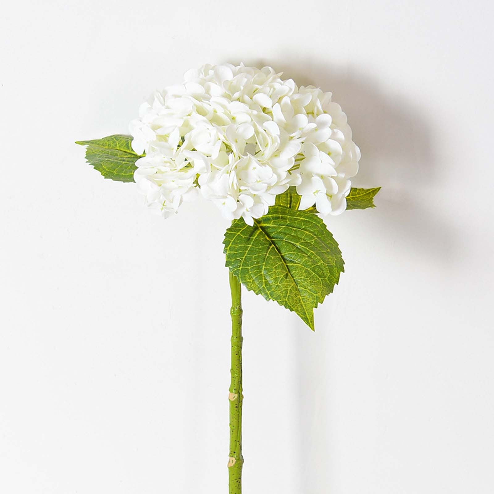 Holloyiver 20.8In Hydrangea Artificial Flowers, Latex Large Real Touch ...