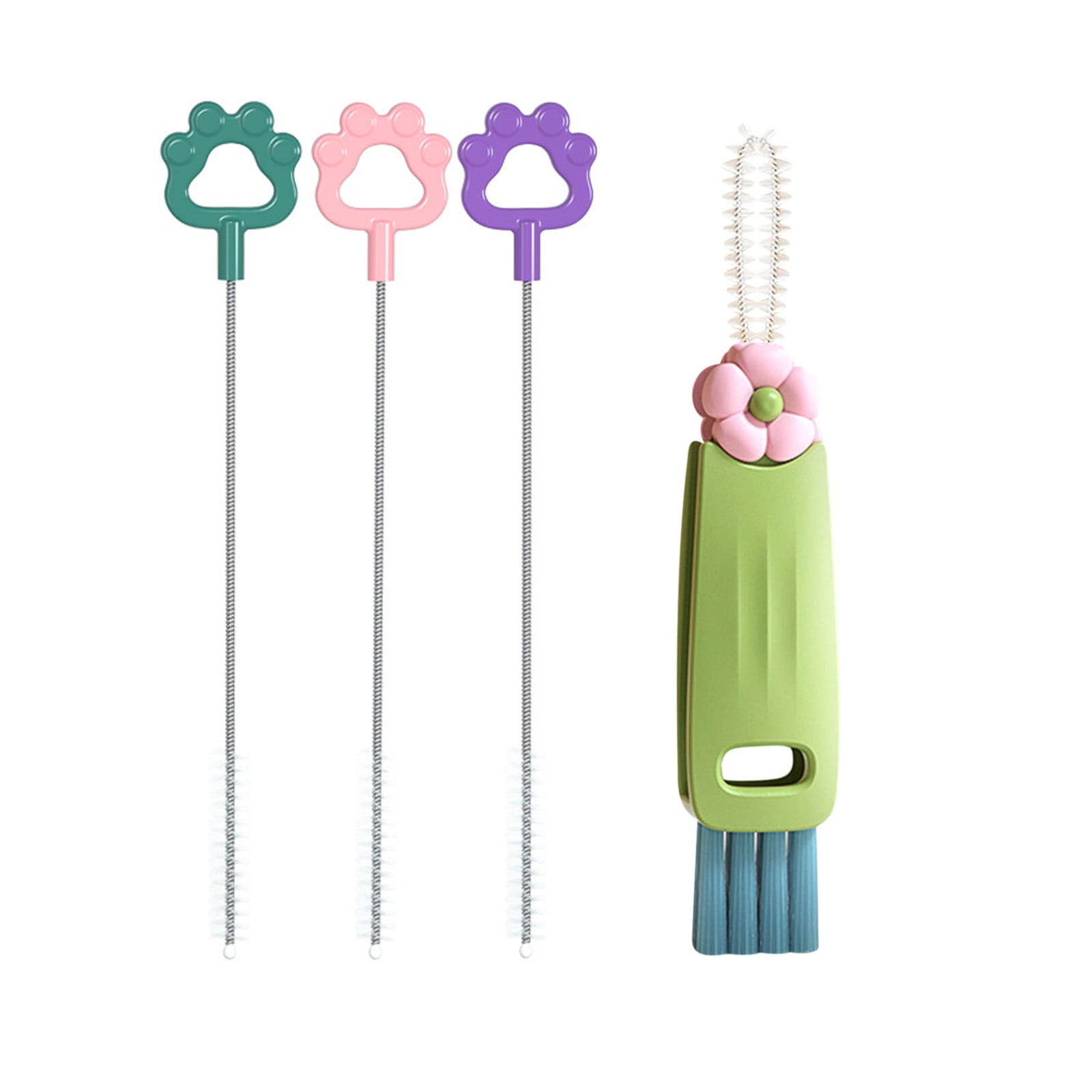 Holloyiver 3 in 1 Cup Lid Cleaning Brush, 2024 New Crevice Cleaning ...