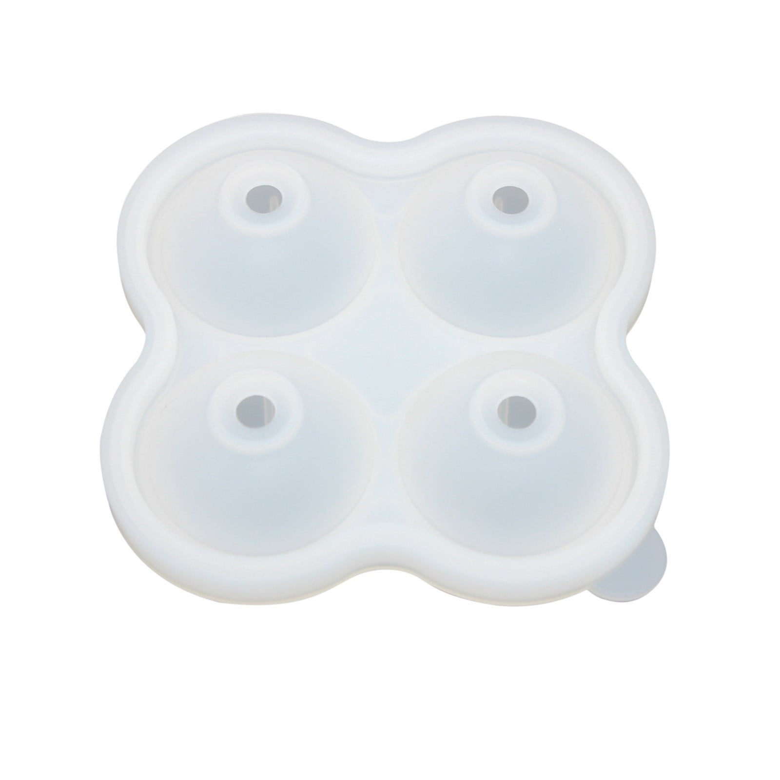 Holloyiver 3D Ball Ice Cube Tray, 2" Large Sphere Round Ice Cube Mold ...