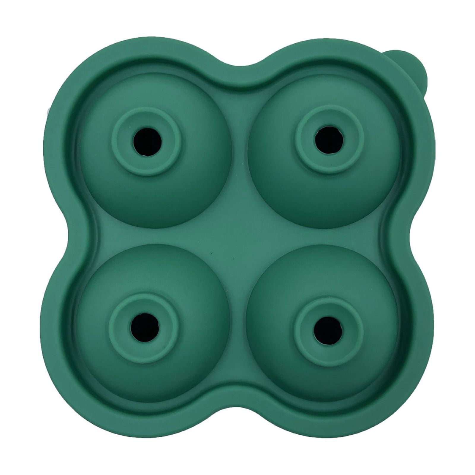 Holloyiver 3D Ball Ice Cube Tray, 2" Large Sphere Round Ice Cube Mold ...