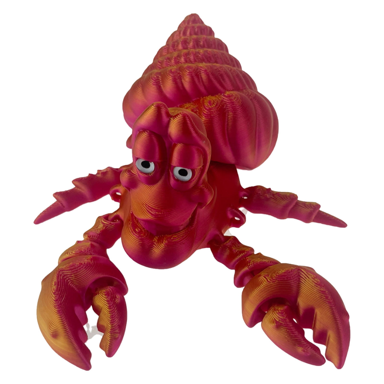 Holloyiver 3D Printed Hermit Crab, Full Articulated Flexible Crystal ...