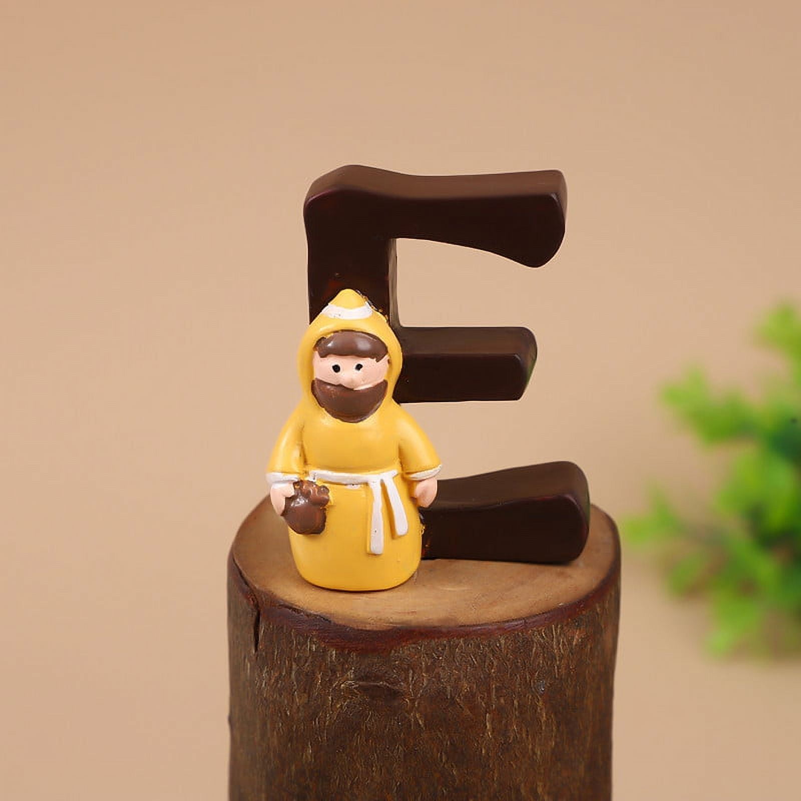Holloyiver 3D Wood Letter Alphabet for Table Top, Jesus combination ...