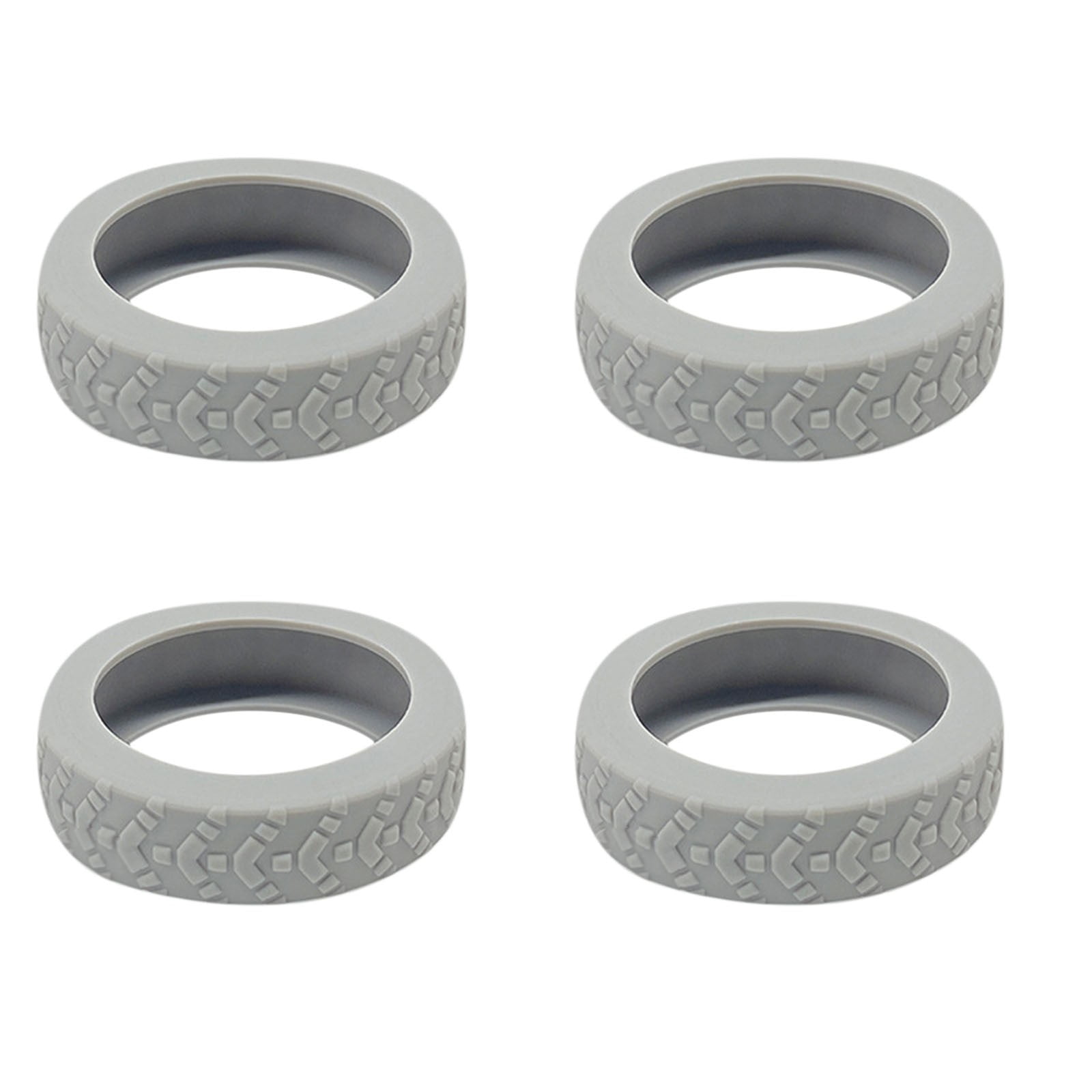 Holloyiver 4 Pack Luggage Wheel Covers, Silicone Silent Luggage Wheel ...
