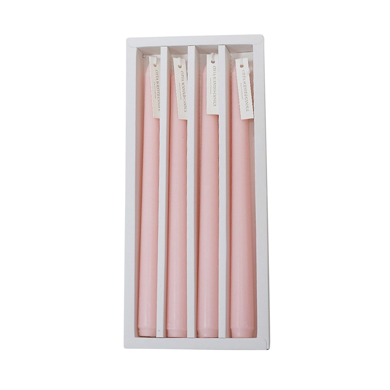 Holloyiver 4 Packs Taper Candles, Decorative Pole Colored Candle, Stick ...
