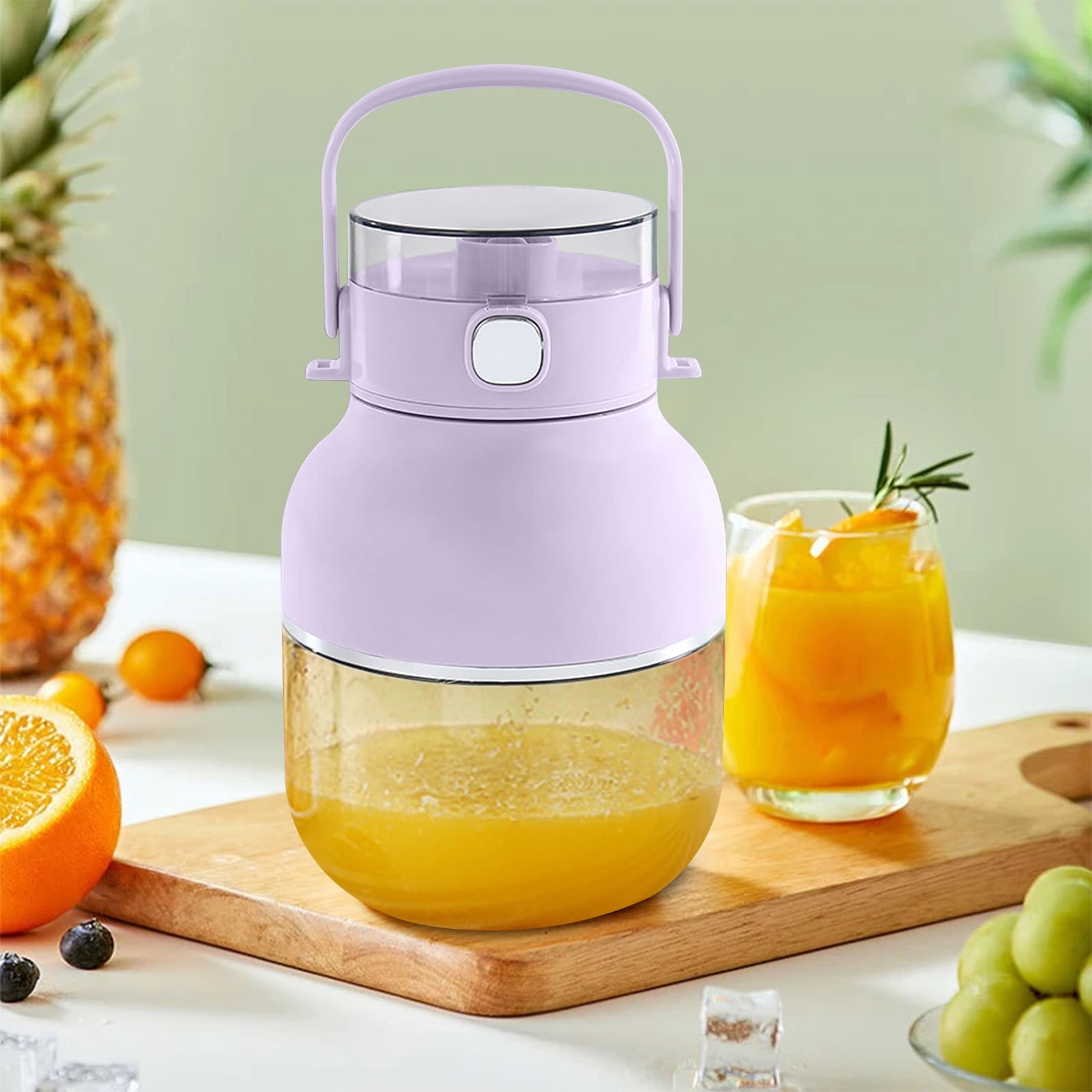 Holloyiver 500ML Portable Blender, USB Rechargeable Personal Size ...