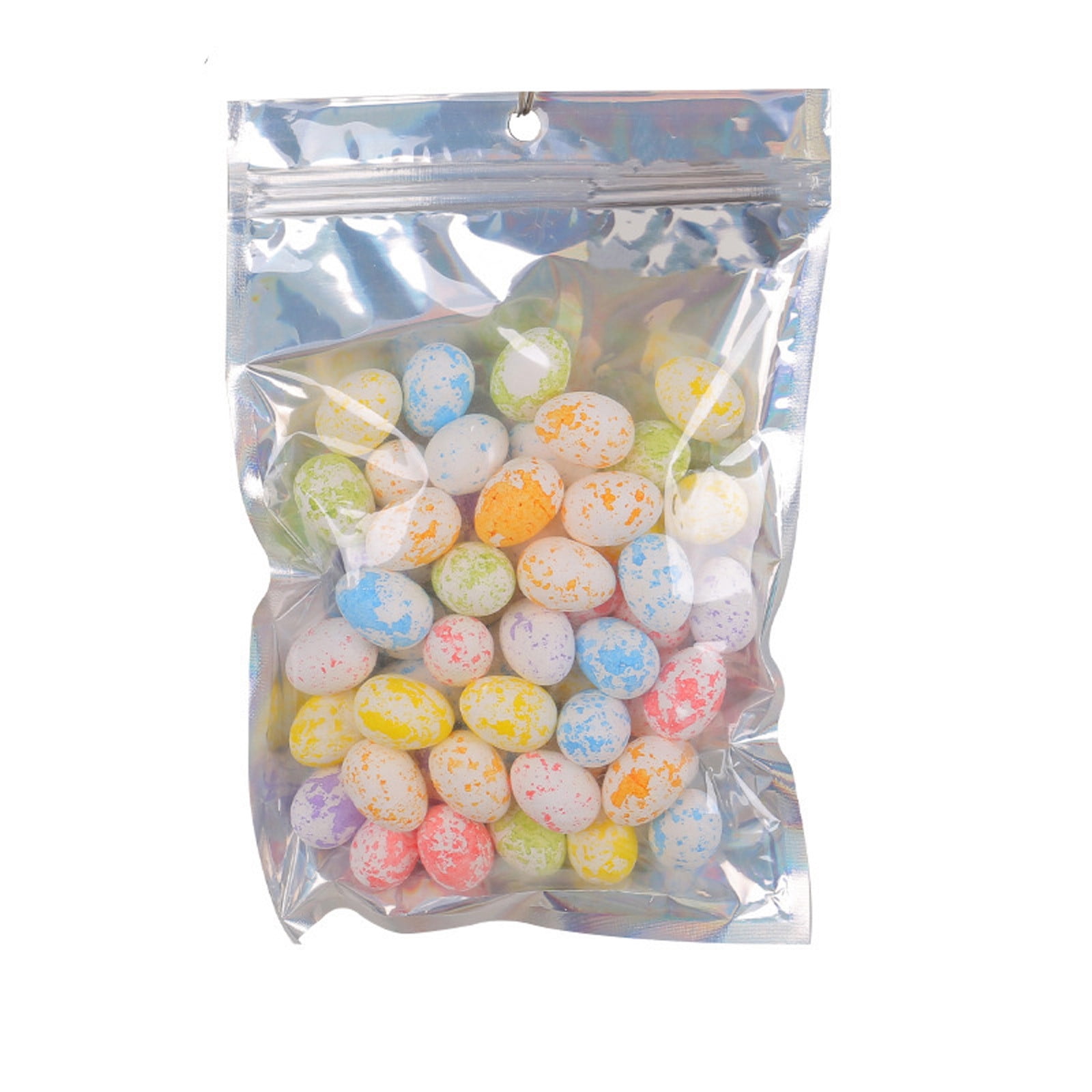 Holloyiver 50pcs Artificial Bird Eggs, Fake Foam Eggs, DIY Easter Eggs ...