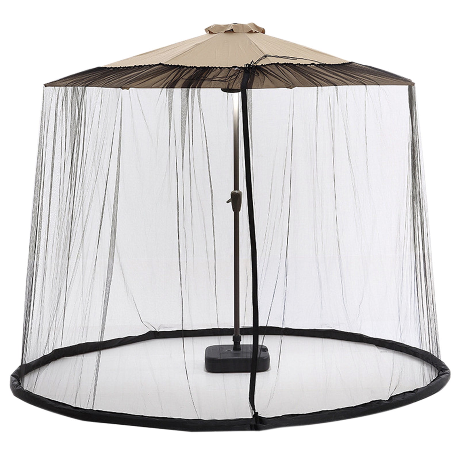 Holloyiver 7.5-11 ft Patio Umbrella Mosquito Net, Adjustable Rope Patio ...