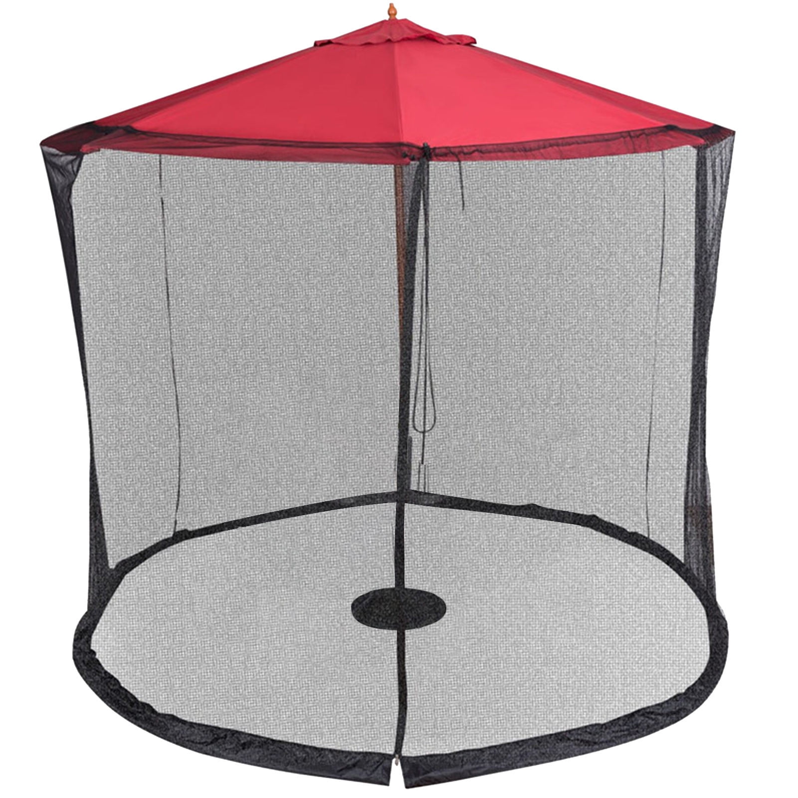 Holloyiver 7.5-11 ft Patio Umbrella Mosquito Net, Adjustable Rope Patio ...