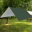 VILLEY Waterproof Portable Tarp, 13x11.5ft Multifunctional Heptagonal ...