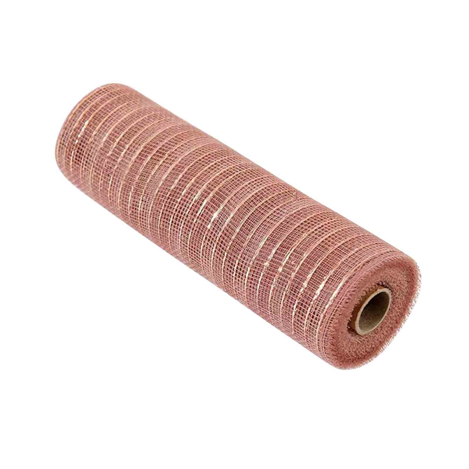 Holloyiver Christmas Mesh Ribbon Rolls Decorative, 10.2" x 36 ...