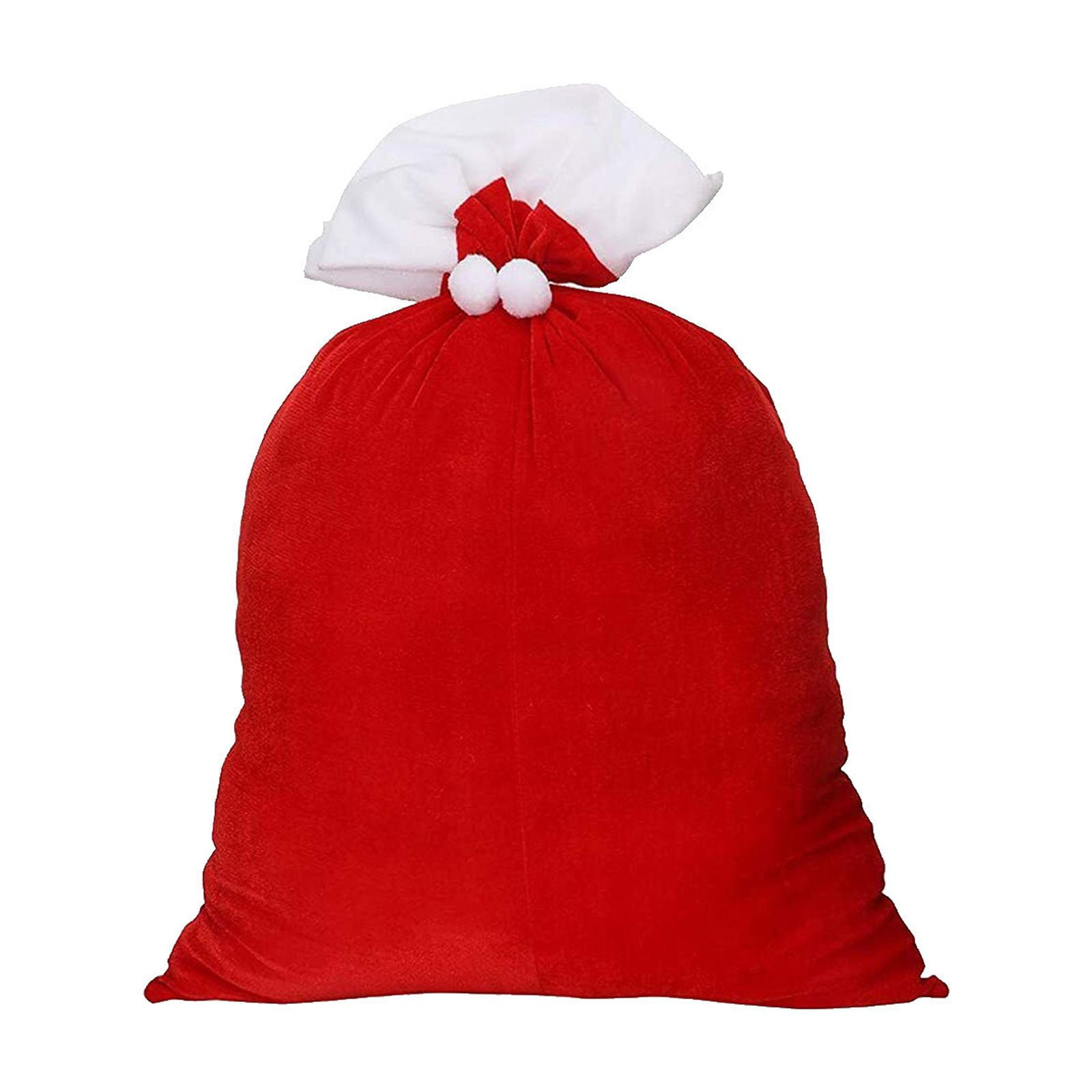 Holloyiver Christmas Santa Jumbo Gift Bag, Reusable Extra Large Xmas ...