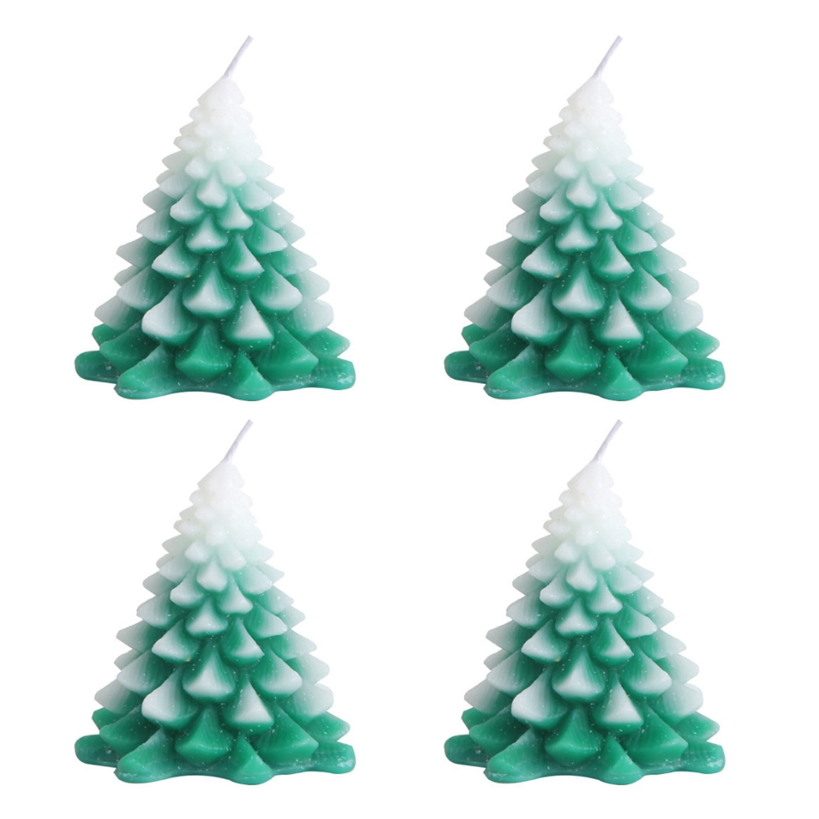 Holloyiver Christmas Scented Candles Gift Wax Realistic Tree Shaped ...