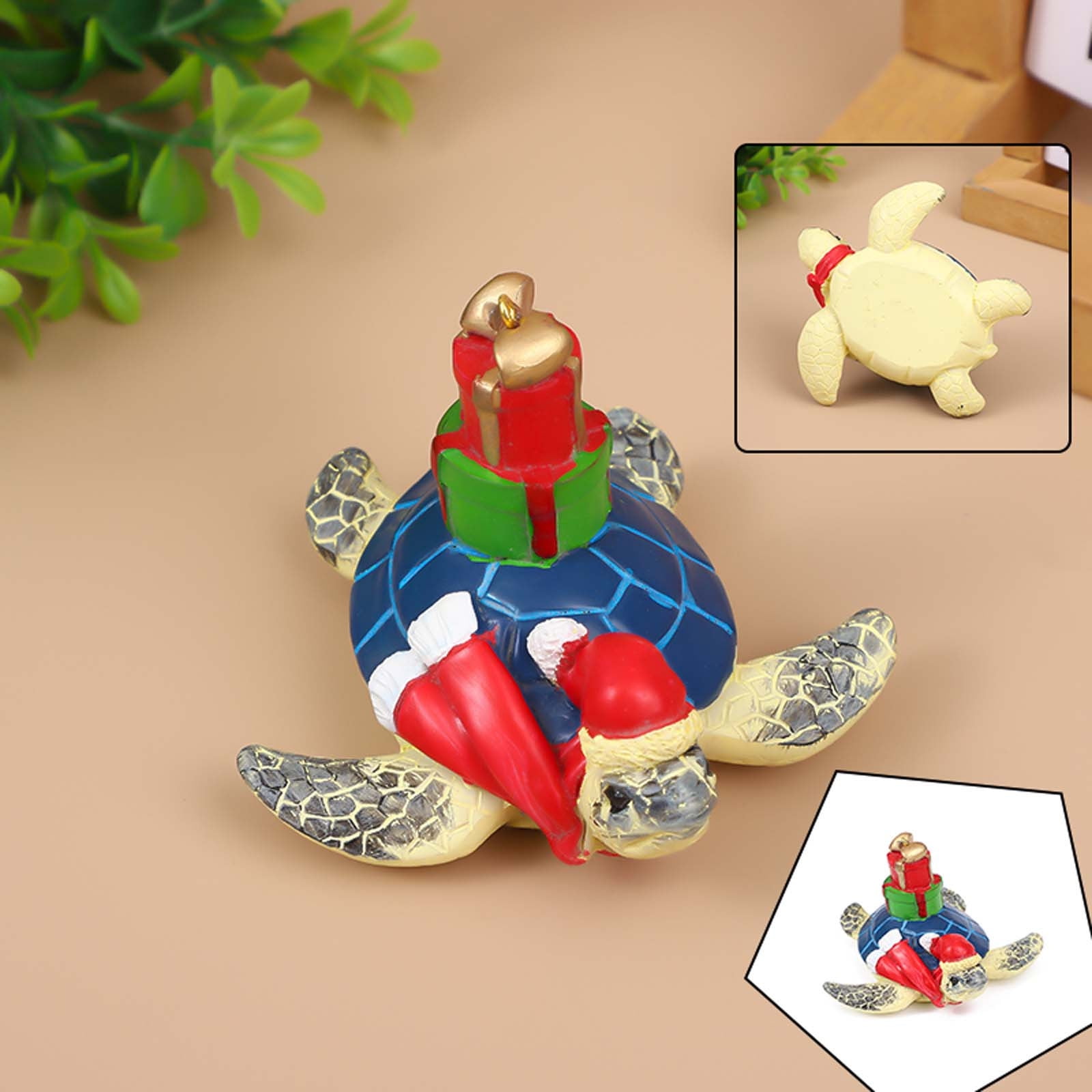 Holloyiver Christmas Sea Turtle Hanging Ornament, Ocean Shore Coastal ...