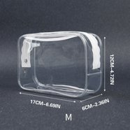 Set of 4 TSA Clear Toiletry Bags with Empty TSA Approved Travel ...