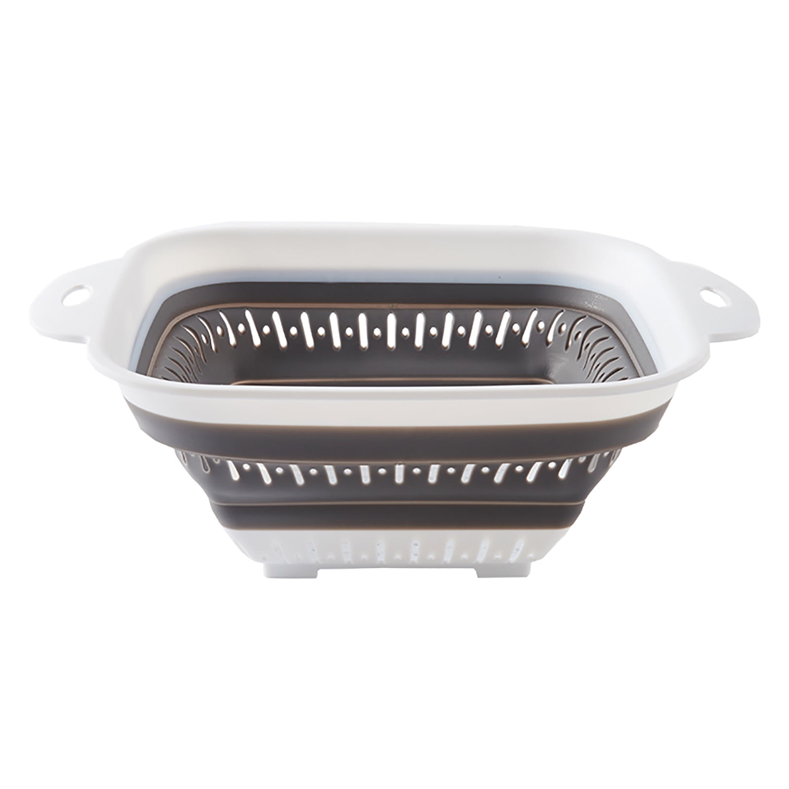 Holloyiver Collapsible Colanders with Plastic Handles, Square ...