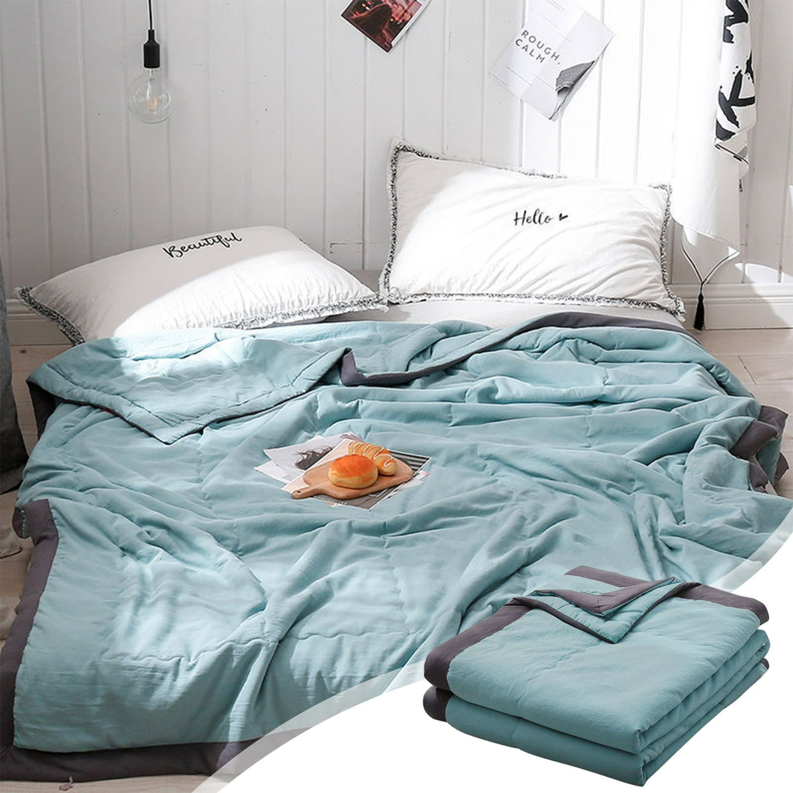 Holloyiver Cooling Summer Comforter,Cool Comforters for Hot Sleepers ...