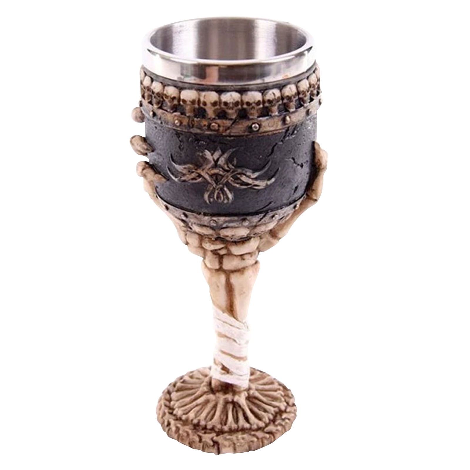 Holloyiver Creative Skull Hand Goblet, 200ml Gothic Ossuary Palm Skull ...