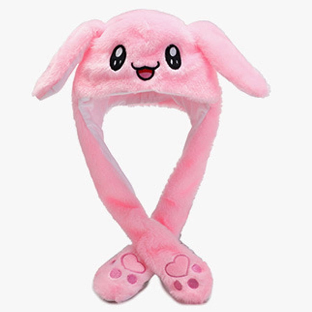 Holloyiver Fashion Cute Men And Women Plush Embroidery Rabbit Ear Hat ...
