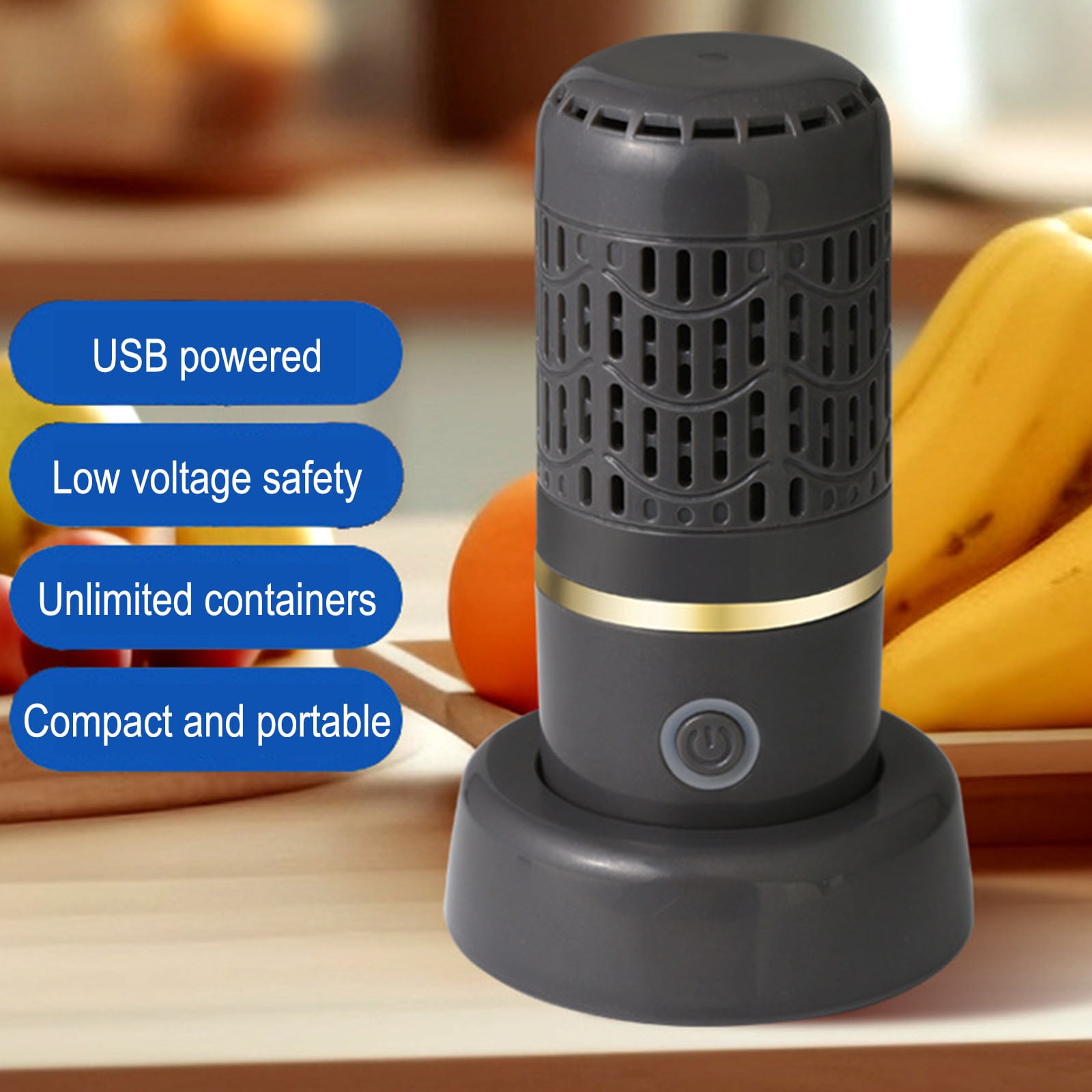 Holloyiver Fruit and Vegetable Washing Machine, Portable Ultrasonic ...